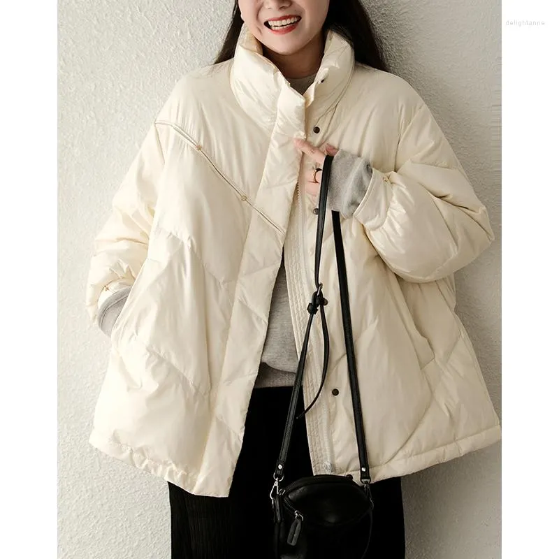 DHgate.com:Womens Down Winter Parka, White Duck Down Jacket, Loose ...