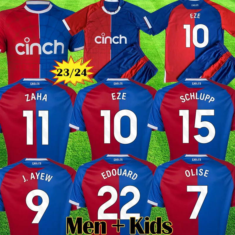 22 23 EAGLES Soccer Jerseys CPFC Kits 2023 2024 EDOUARD ZAHA ...