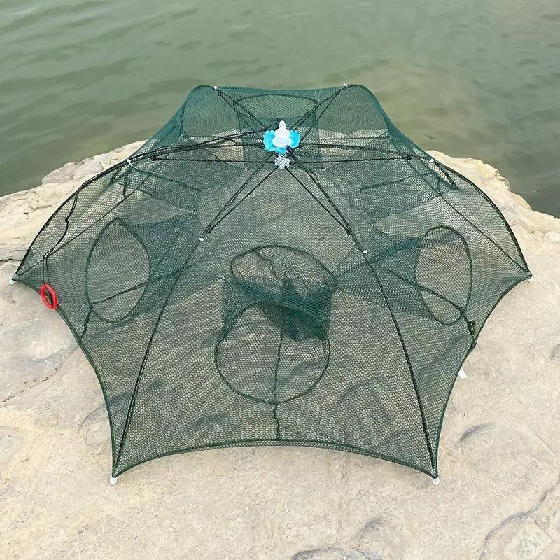 Durable Fishing Mesh Trap: Crayfish, Crab & Fish Catcher - Portable ...