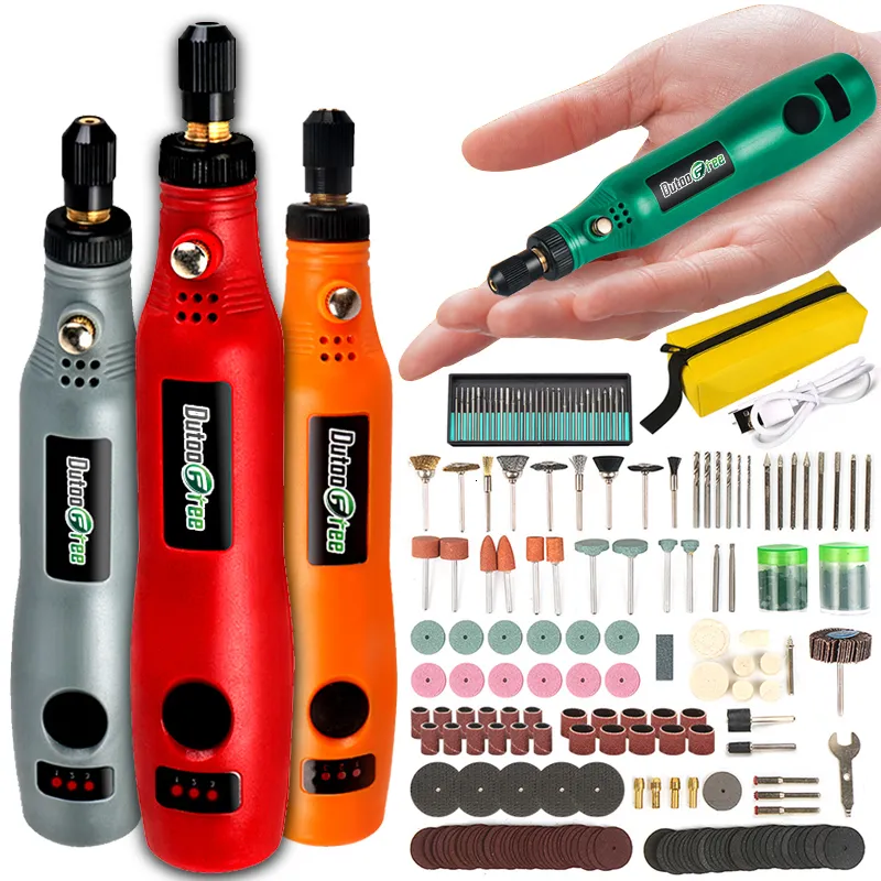 Electric Cordless Rotary Tool USB Wireless Mini Pen for Woodworking ...