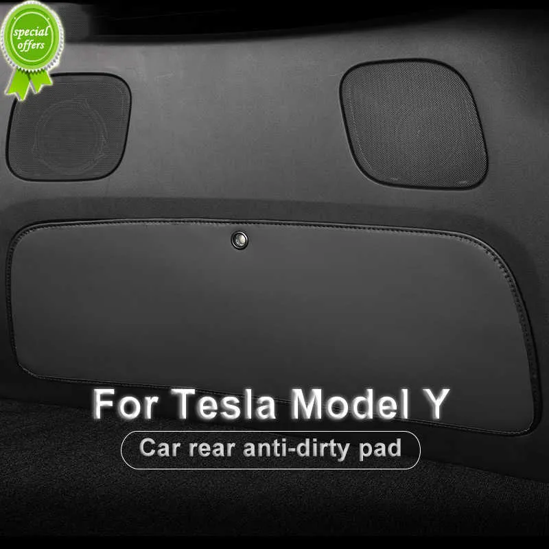 Tesla Model Y Rear Seat Anti Kick & AntiDirty Protection Pad Car ...