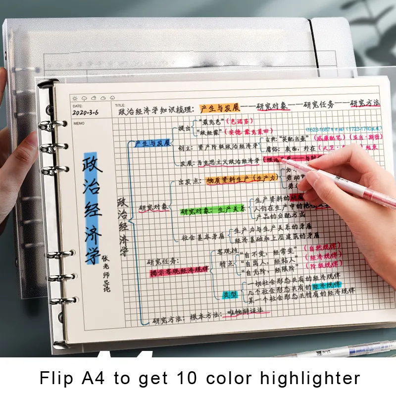 Wholesale Kawaii Cornell Student Loose Leaf Budget Notebook With ...