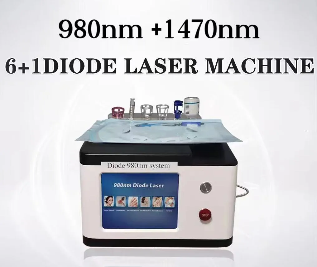 Upgraded 980nm+1470nm Diode Lipo Fat Reduction Skin Tightening Machine For Surgery/EVLT/PLDD ...
