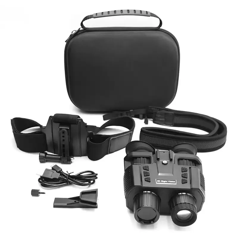 3D Night Vision Goggles with Helmet Mount - 4X Digital Zoom, FHD 1080P ...