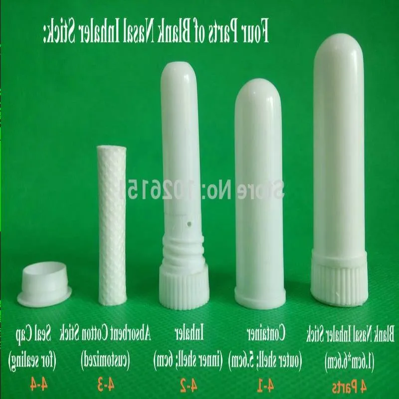 Wholesale 3000 Blank Nasal Inhaler Sticks | DIY Aromatherapy Essential ...