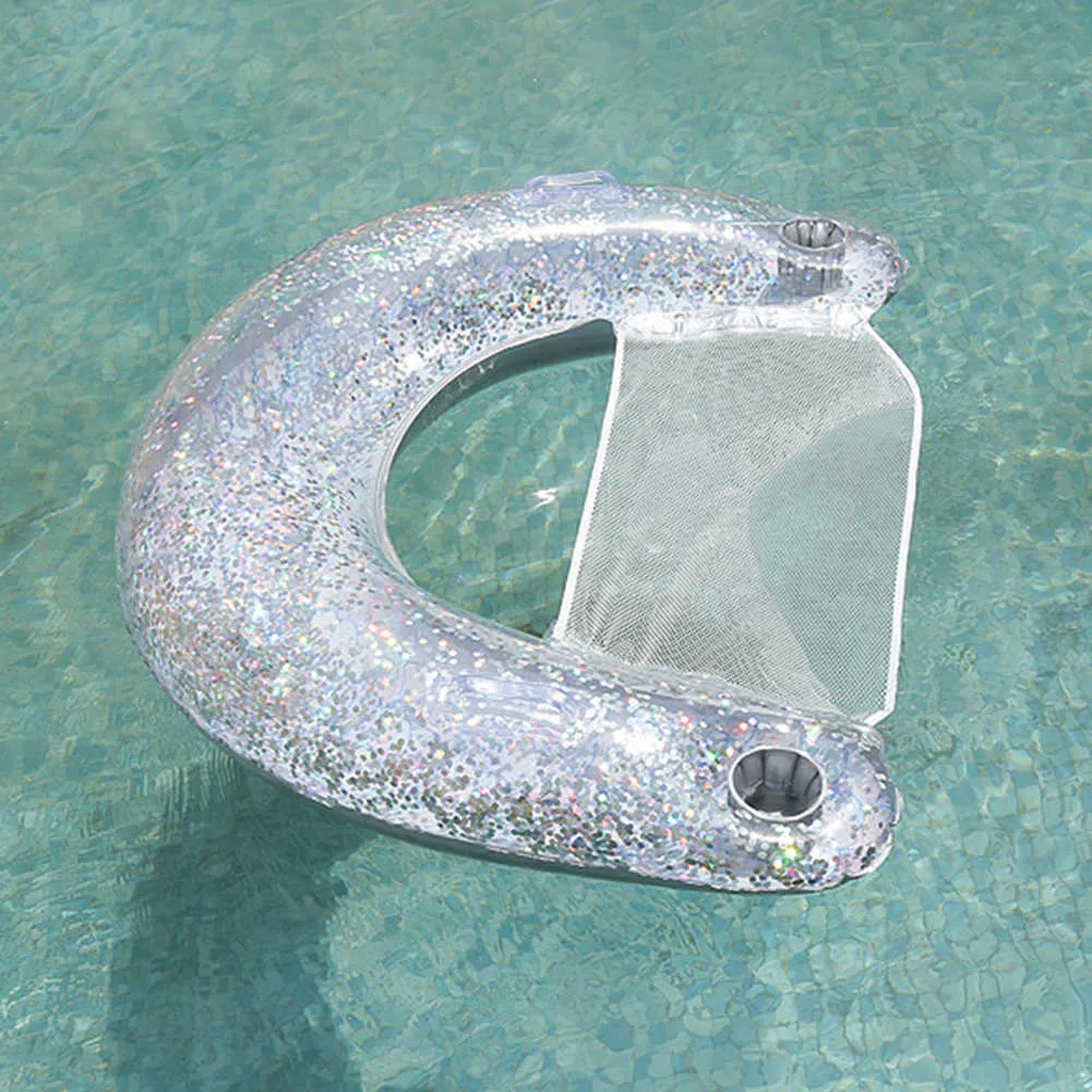 U-Shaped Inflatable Floating Lounge Chair, Portable PVC Inflatable ...