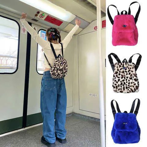 Backpack Kawaii Plush Backpack Women Cute Harajuku Y2k Accessories Pink ...
