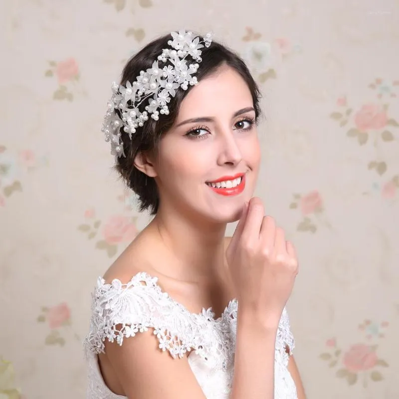 DHgate.com:Exquisite Pearl and Crystal Bridal Headpiece: Elegance for ...