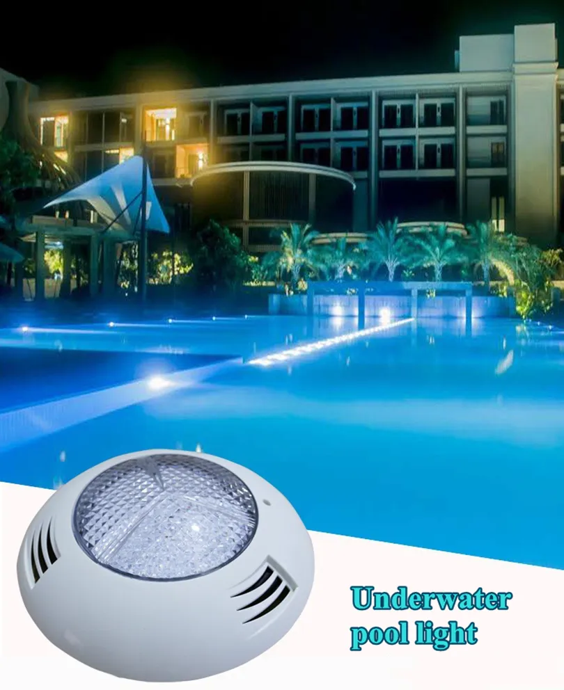 LED Submersibles: 18W RGB Underwater Swimming Pool Lights With Remote ...