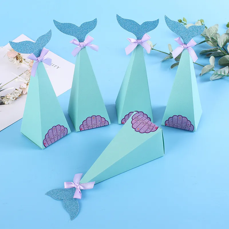 Mermaid Birthday Party Kit Candy Boxes: Little Mermaid Party Supplies ...