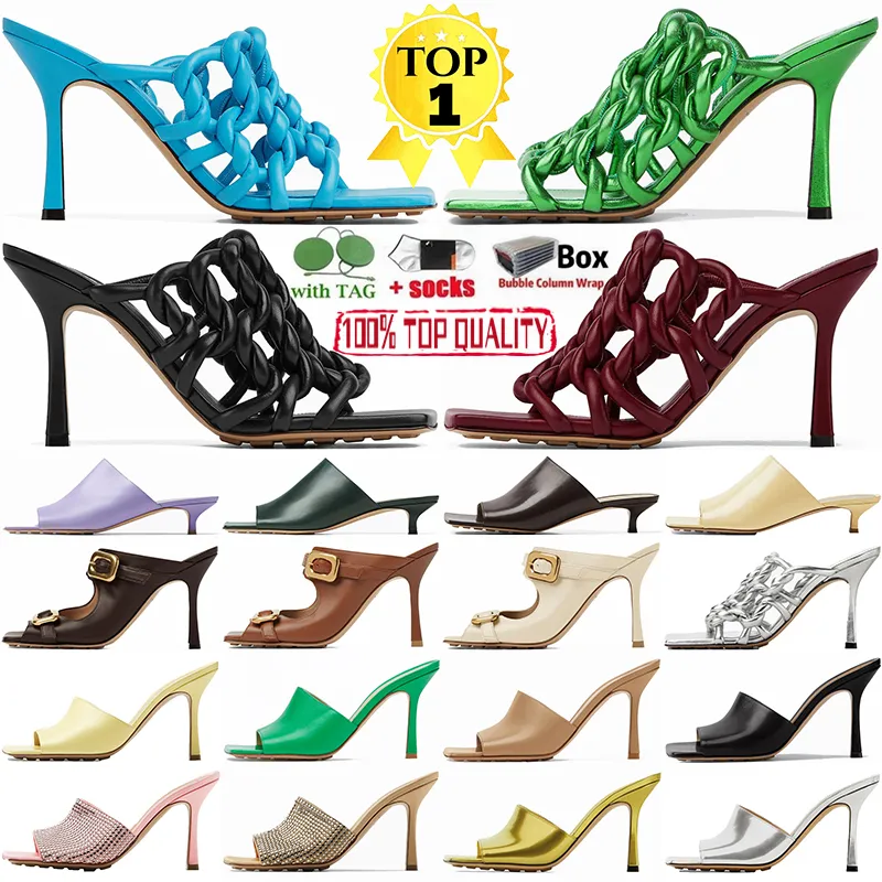 Bulk Sexy Ladies Lido Stretch Twist Mule Sandals Woven Leather Mules ...