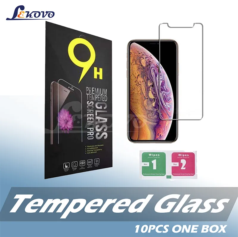 Ultra Clear Tempered Glass Screen Protector For IPhone And LG Stylo 6 ...