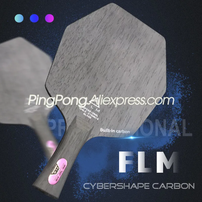 Carbon Fiber Tennis Racquet: Advanced Performance Table Tennis Blade With Cyber Shape Design ...