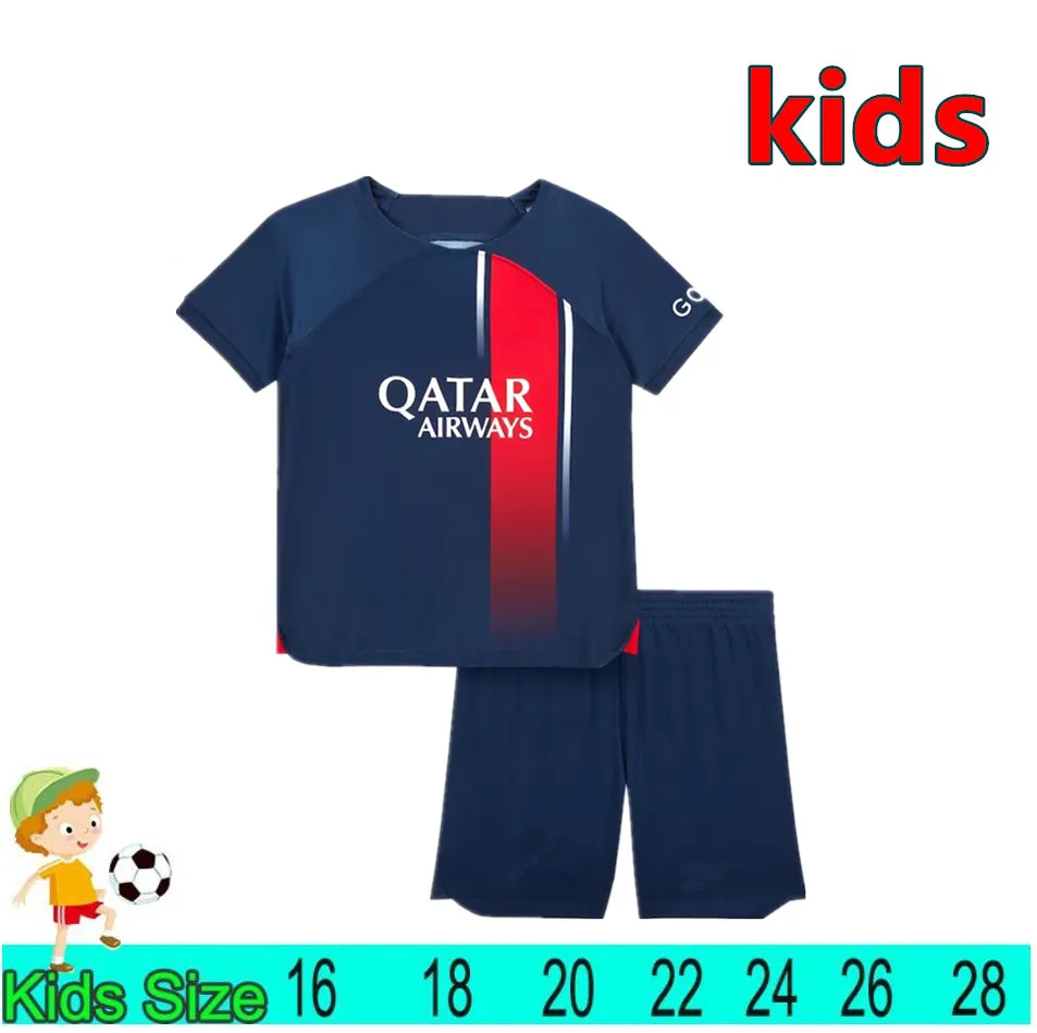 2023 2024 Kids Soccer Outfits: MBAPPE Lee Kang, DEMBELE MARQUINHOS ...