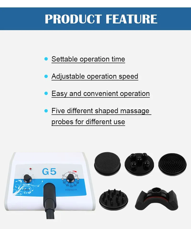 Vibration Massage Machine 5 Heads Body Slimming Massager with ...