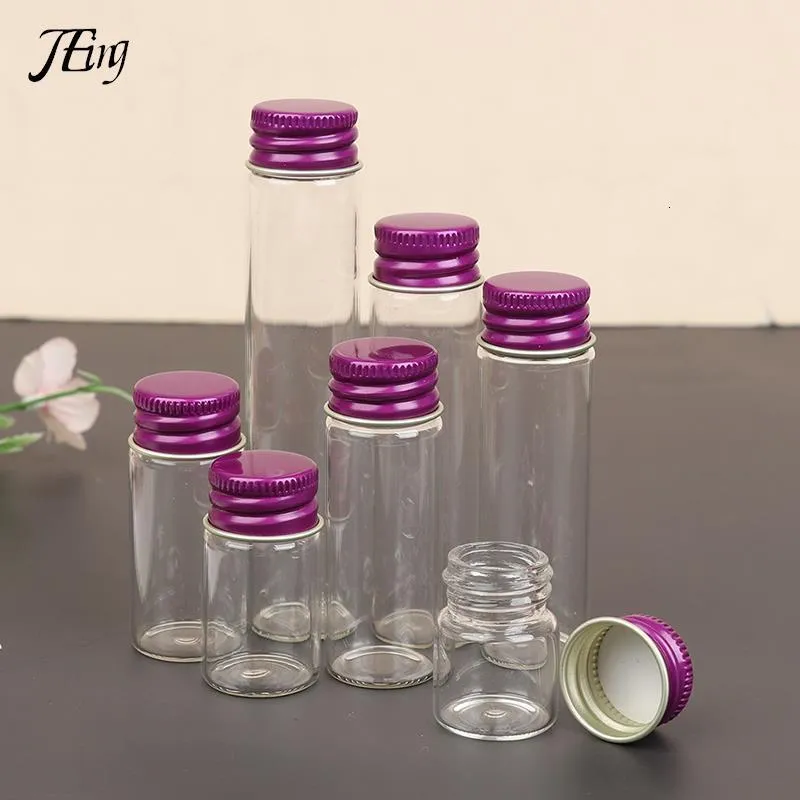 DHgate.com:Glass Mini Jars with Screw Caps - Set of 10 Transparent Tiny ...