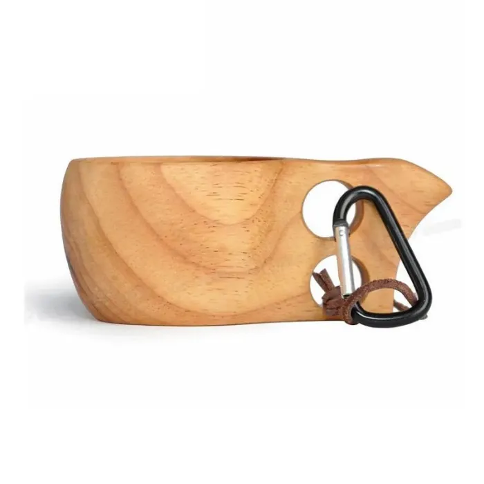 Kuksa Cup Handmade Wooden Mug Portable Finland Style Coffee, Milk ...
