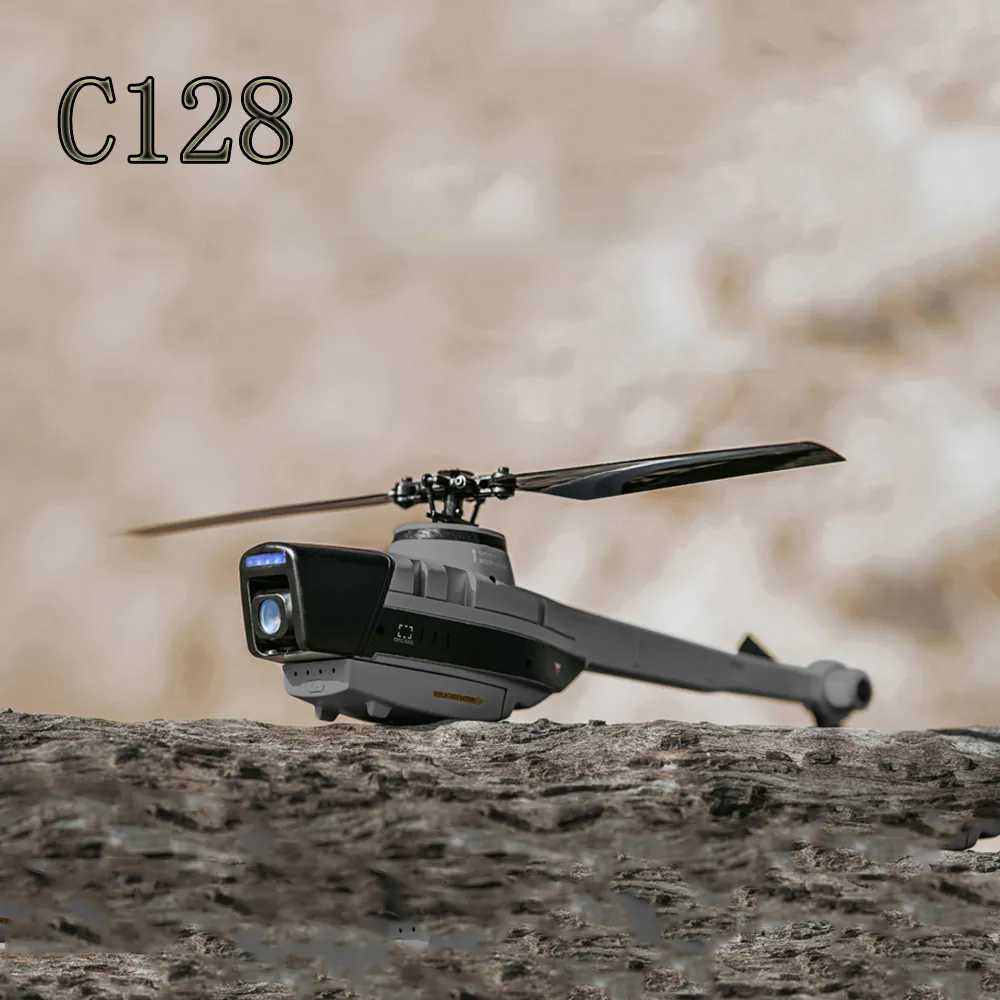 ElectricRC Aircraft C128 4CH Mini Helicopter 1080P HD Aerial Pography ...