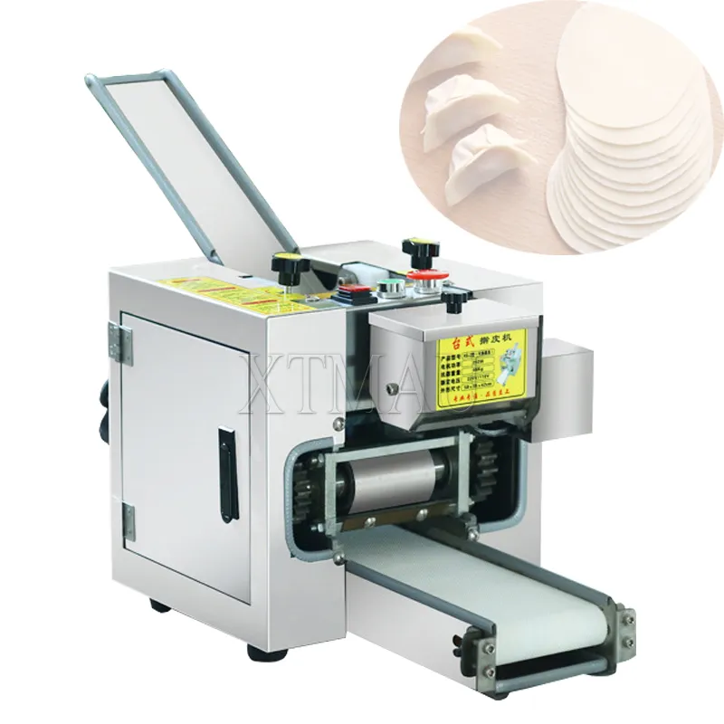 Automatic Dumpling Maker: Circular & Square Dough Sheet Machine Fully Automatic, Compact Design ...