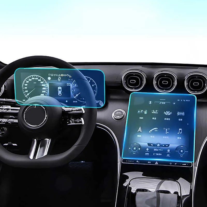 2022 2023 Mercedes Benz C Class W206 Tempered Glass Screen Protector ...