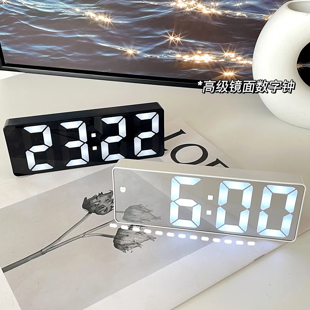 DHgate.com:LED Bedside Alarm Clock, Digital Smart Desk Clock with USB ...