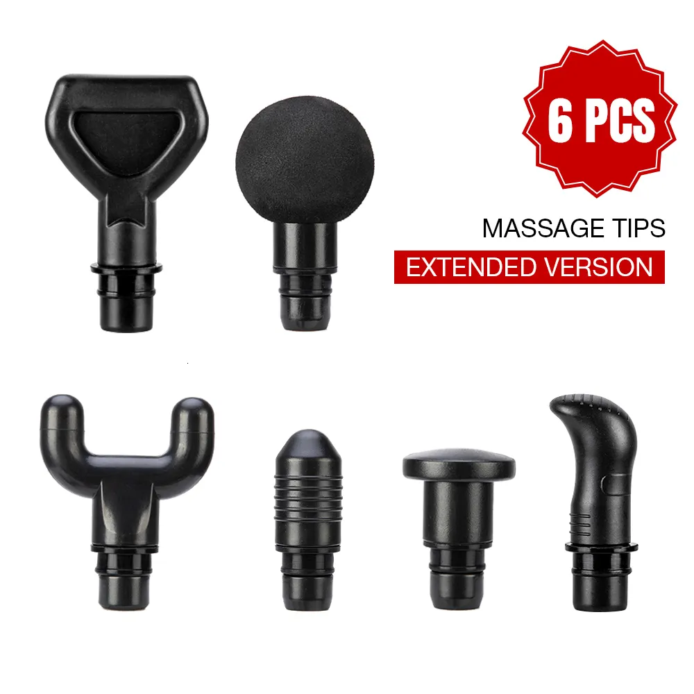 Muscle Relaxation Massage Gun Attachments With Extended Heads For ...