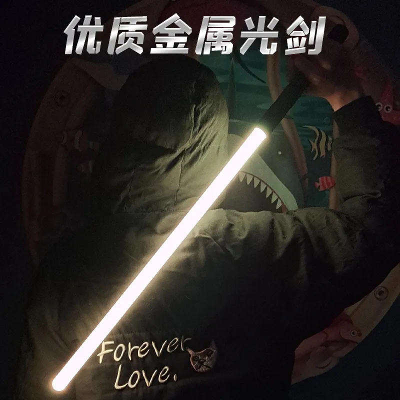 Lamps Shades Lightsaber RGB Double Edged Metal Handle Heavy Dueling ...