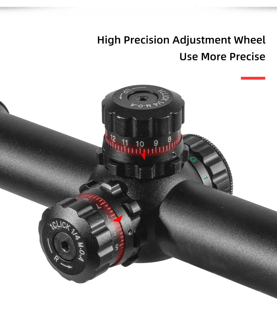 FIRE WOLF 4 16X50 Rifle Scope Tactical Optical Red Green Dot Sight ...