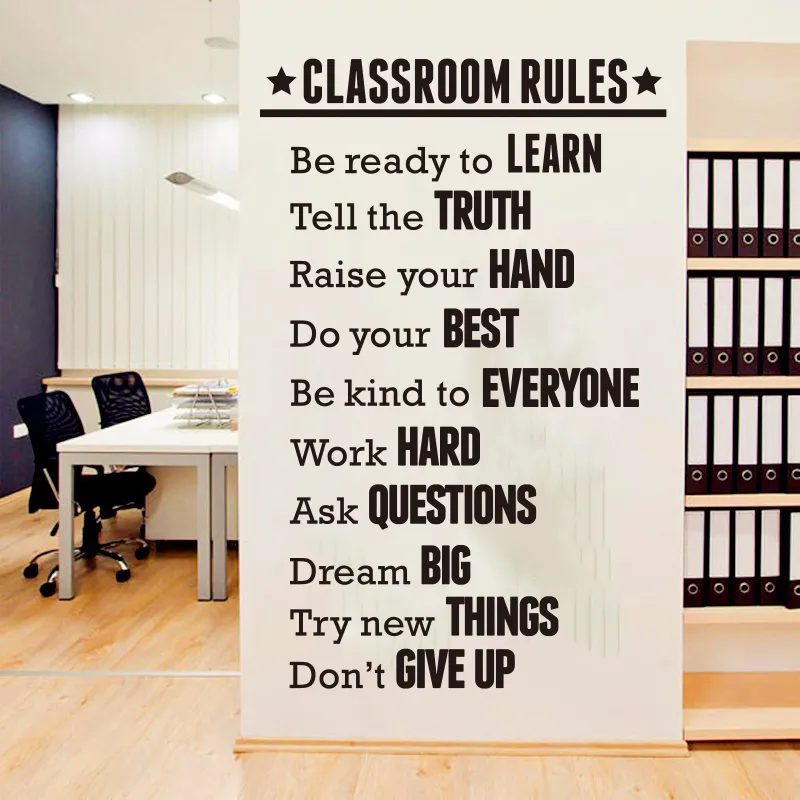 Wall Word Decals Inspiring English Phrases Vinyl... From Us_store ...