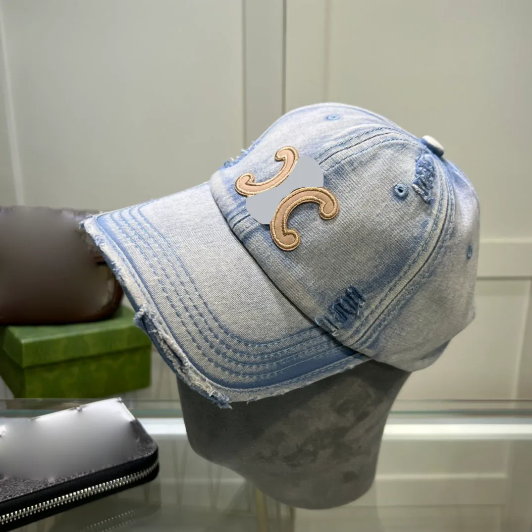 Denim Washed Ball Caps: Distressed & Embroidered Couple Caps for ...