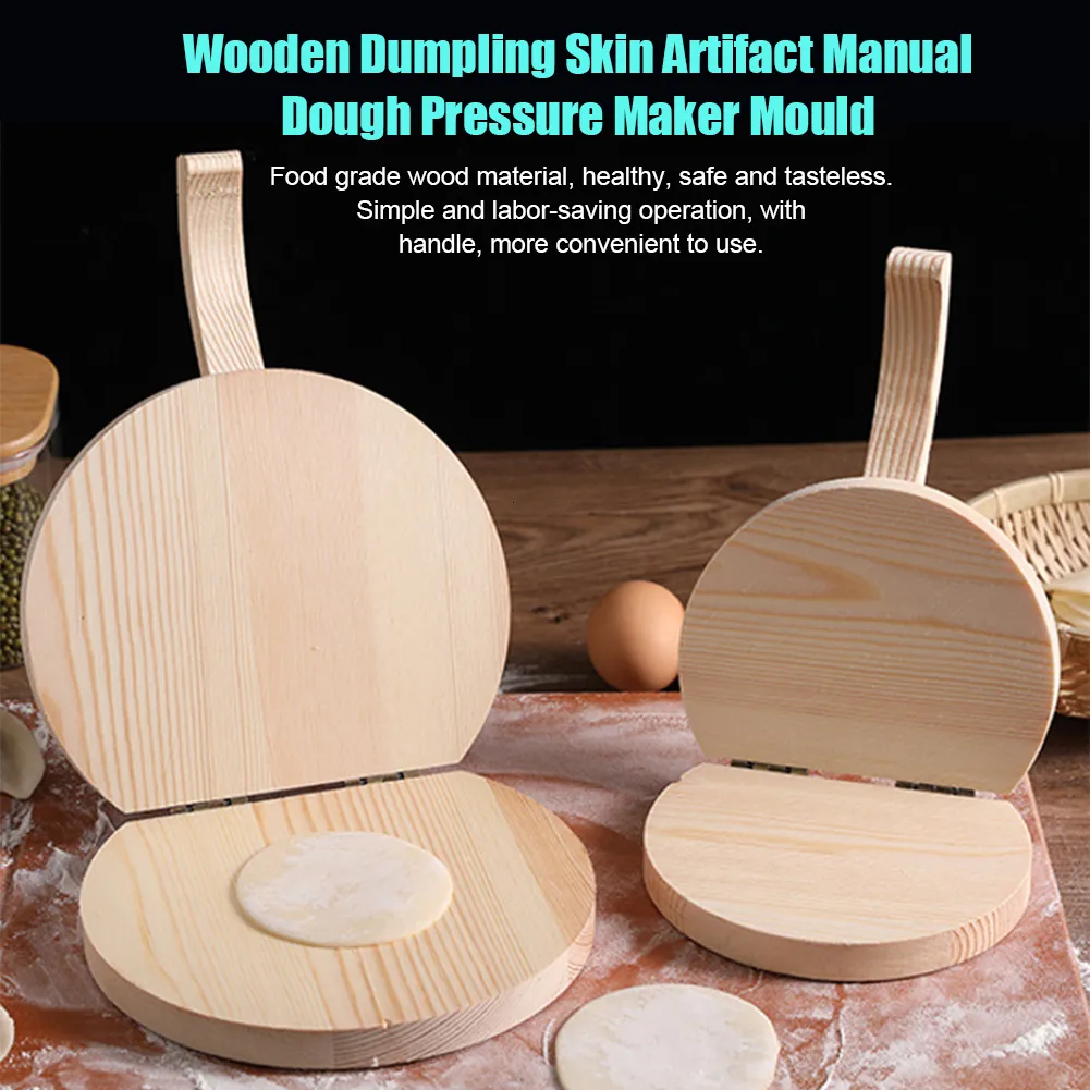 DHgate.com:Wooden Dumpling Presser, Dough Pressing Tool, Dumpling Skin ...