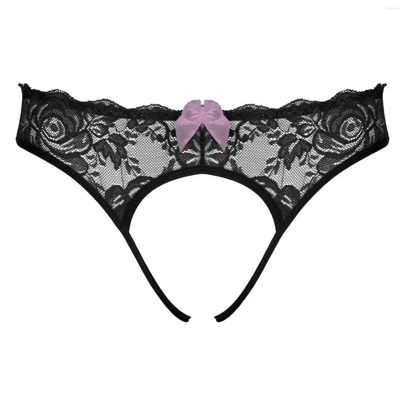 Men's G Strings Panties Crotchless Briefs Floral Lace Sexy G String ...