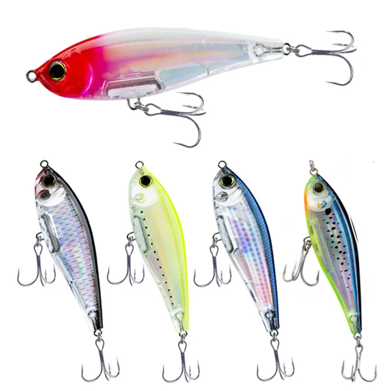 Saltwater Fishing Spoon Lures, Durable Pencil Baits Set 90mm, 18g ...