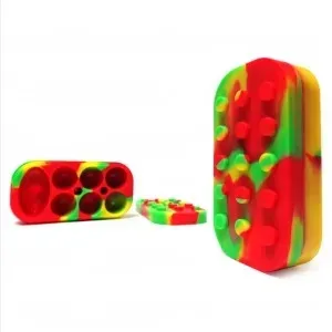 Colorful Silicone Concentrate Container Non Stick Large Slick Oil Wax ...