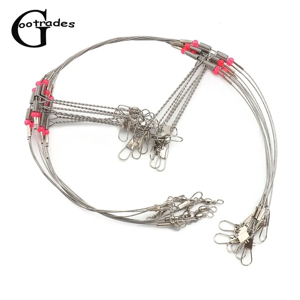 DHgate.com:Product Type Stainless Steel Fishing Wire Trace with Snap ...