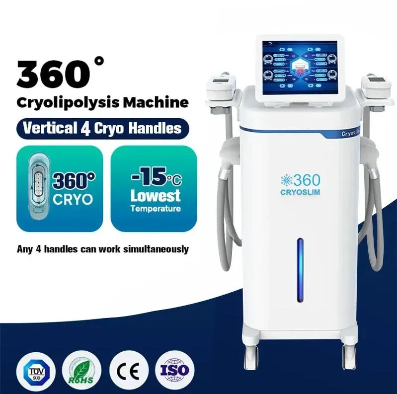 Cryolipolysis Fat Freezing Machine 360° Professional Cryo Slimming ...