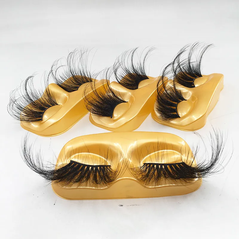 Dramatic 3D Mink Lashes - 70mm Super Long False Eyelashes, Exaggerated ...