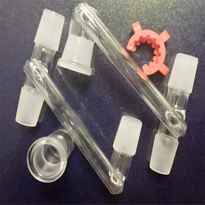14mm/18mm Glass Drop Down Adapter: 3 Joint Reclaimer, Male & Female ...