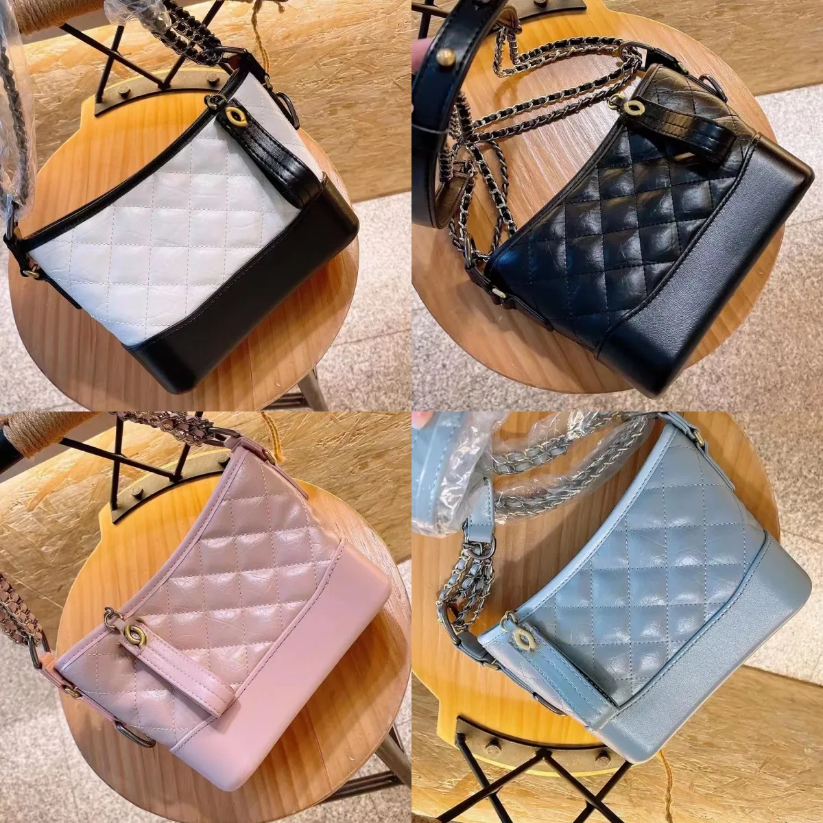 Designer Hobo Bag For Women Black Genuine Lambskin Leather Shoulder ...