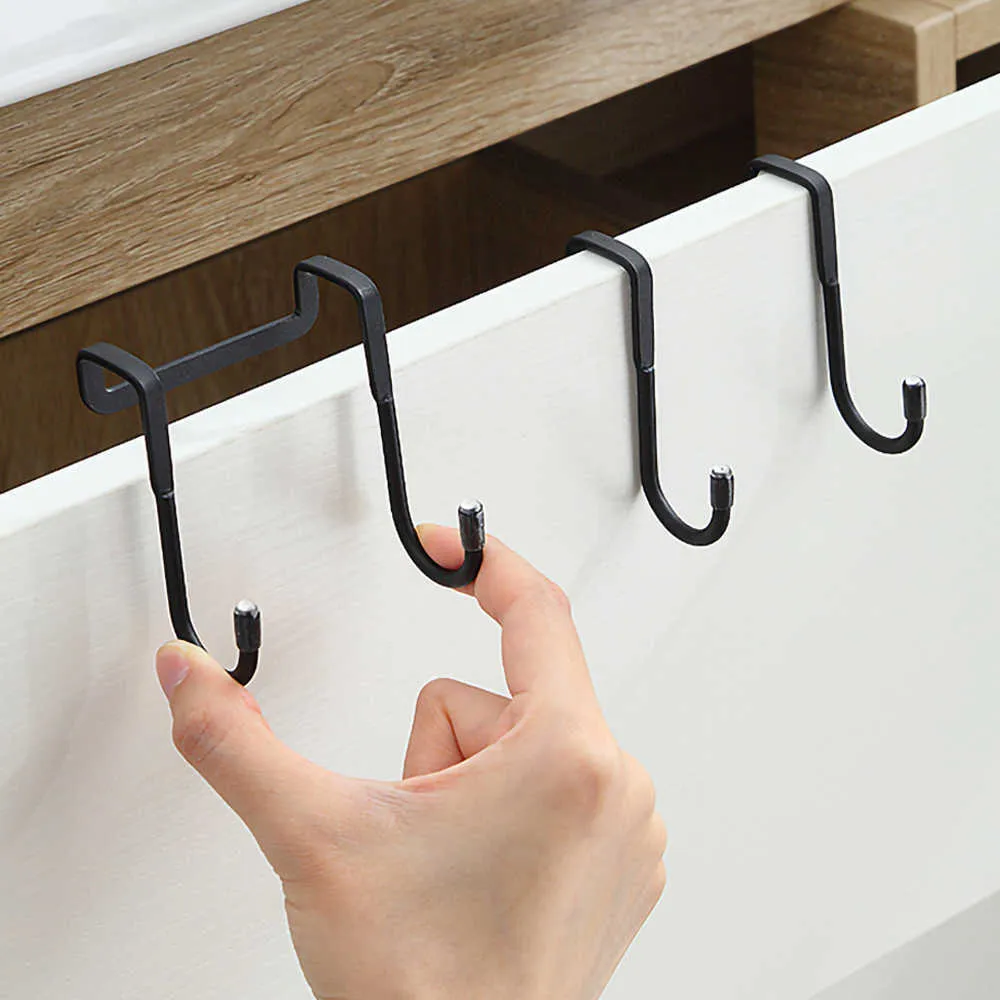 Towel Hook Rack Stainless Steel Wall Mounted Double S Hooks For ...