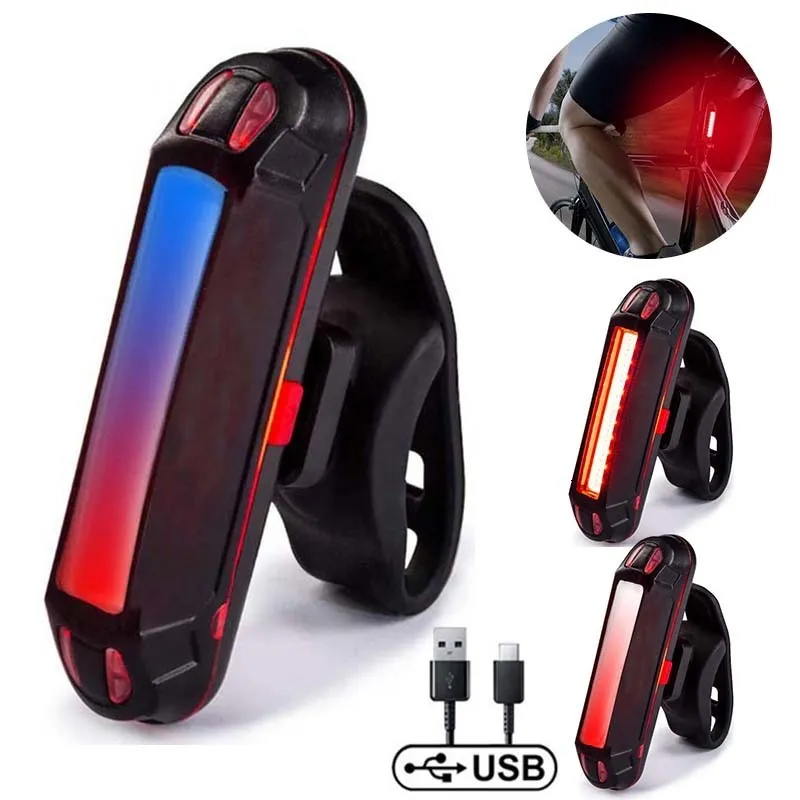 DHgate.com:USB Rechargeable Bike Tail Light, IPX5 Waterproof LED Safety ...