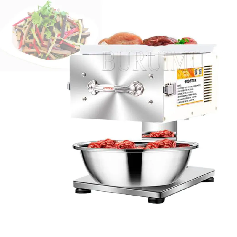 DHgate.com:LEWIAO 220V Commercial Meat Cutter Machine for Home, Multi ...