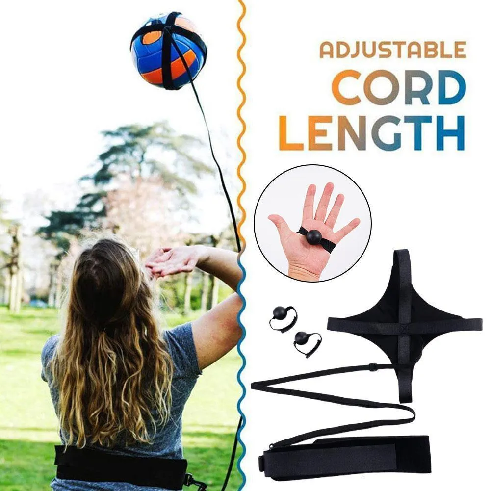 Volleyball Training Aid: Solo Practice Equipment with Adjustable Belt ...