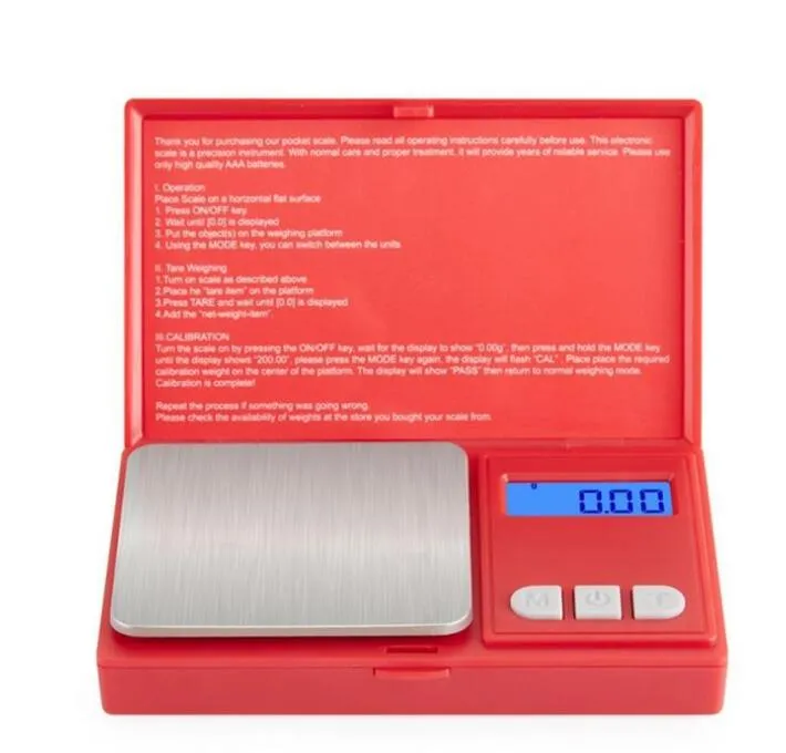 DHgate.com:High Precision Pocket Digital Scale - Red, 100/200/500g x 0 ...