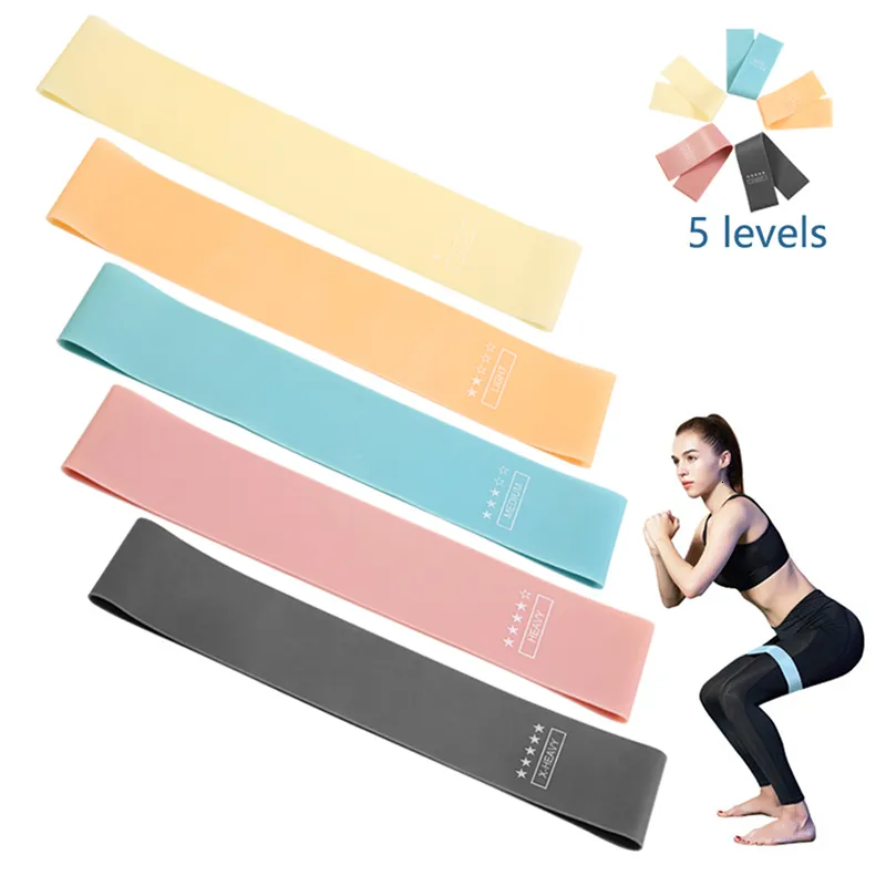 DHgate.com:Premium Resistance Bands Set - 5 Color-Coded Fitness Elastic ...
