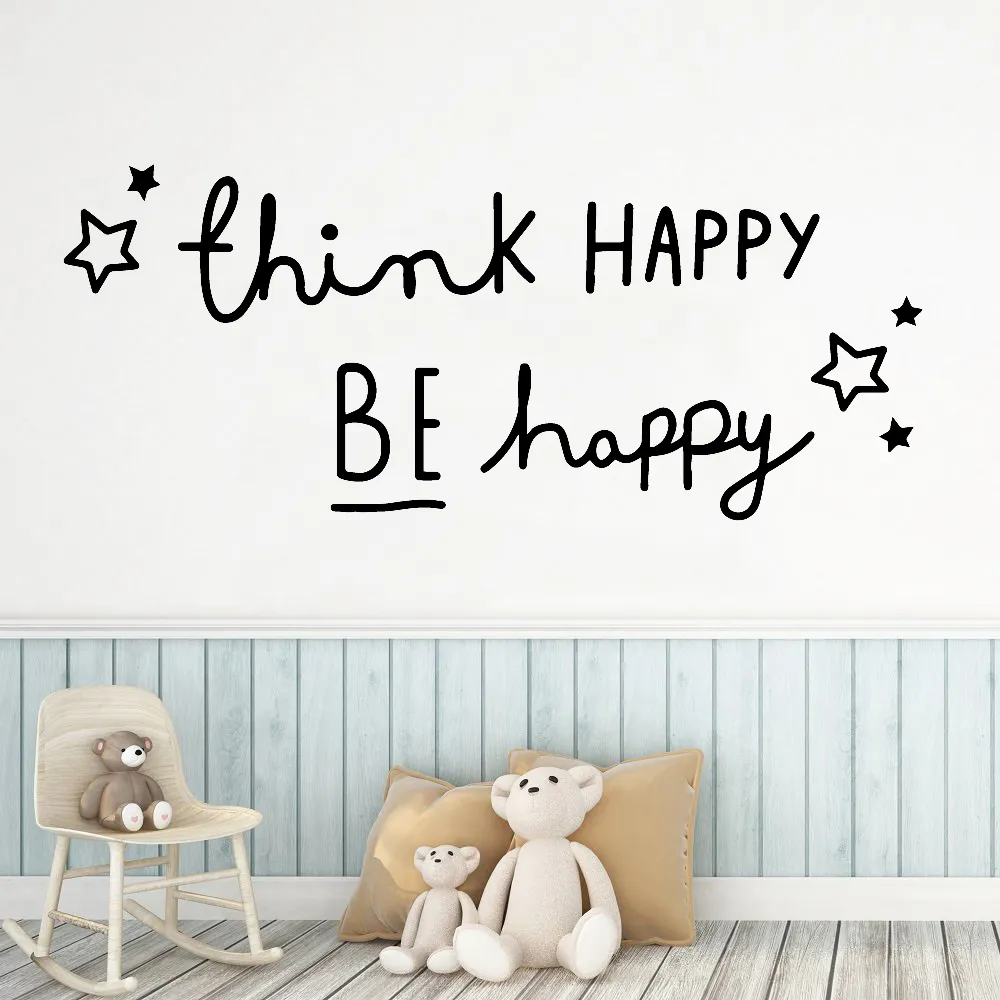 DHgate.com:Inspirational Wall Decals | Think Happy Be Happy Quotes ...