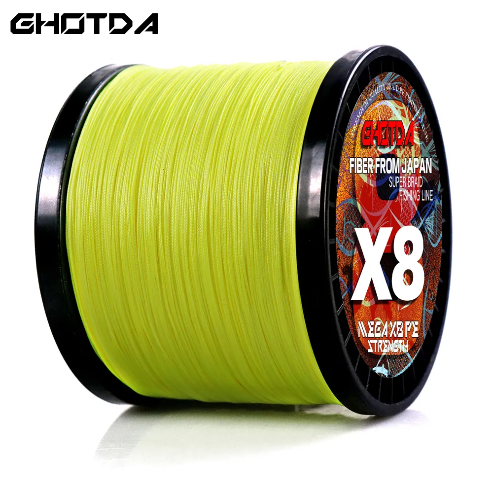 Gda Colorful Braided Fishing Line - Japanese 8 Strand Braid, Superior ...