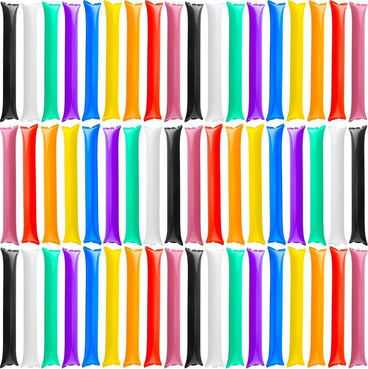 40-Piece Cheering Sticks Set - Inflatable Noise Makers, Thunder Sticks ...