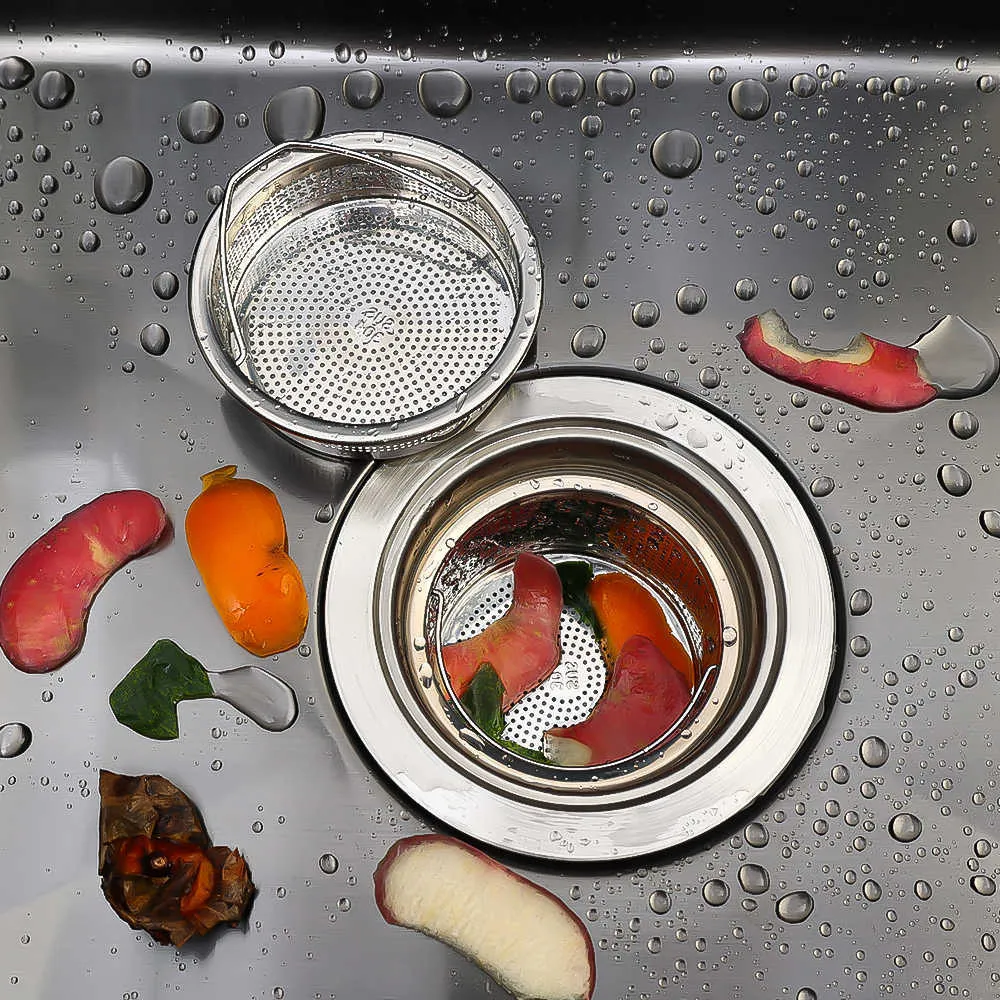 Sink Faucet Strainer, Stainless Steel Kitchen Sink Drainer Basket, Anti ...