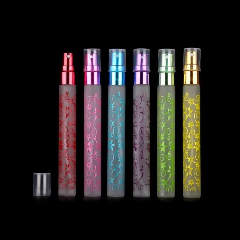 10ml Mini Glass 10ml Perfume Spray Bottle With Plastic Cap Wholesale ...